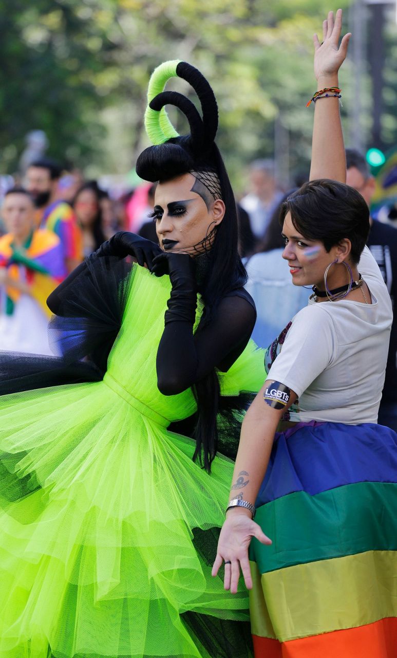 Huge crowds for LGBT pride parade in Brazil's biggest city