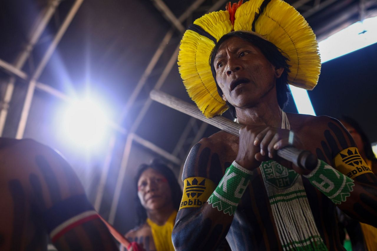 Indigenous groups gathering in Brazil's capital to protest president's ...