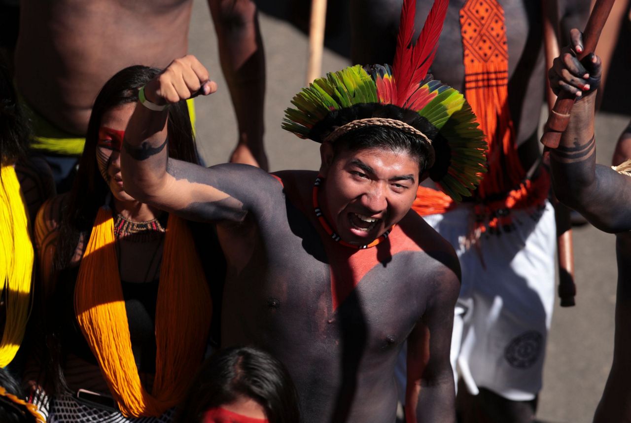 Frustrated with Brazil's Lula, Indigenous peoples march to demand land ...