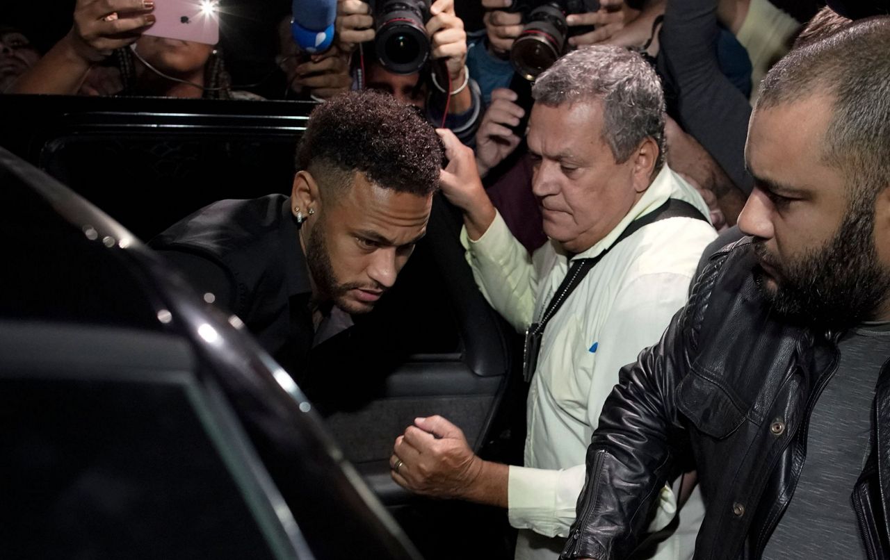Neymar's accuser testifies to Sao Paulo police in rape case