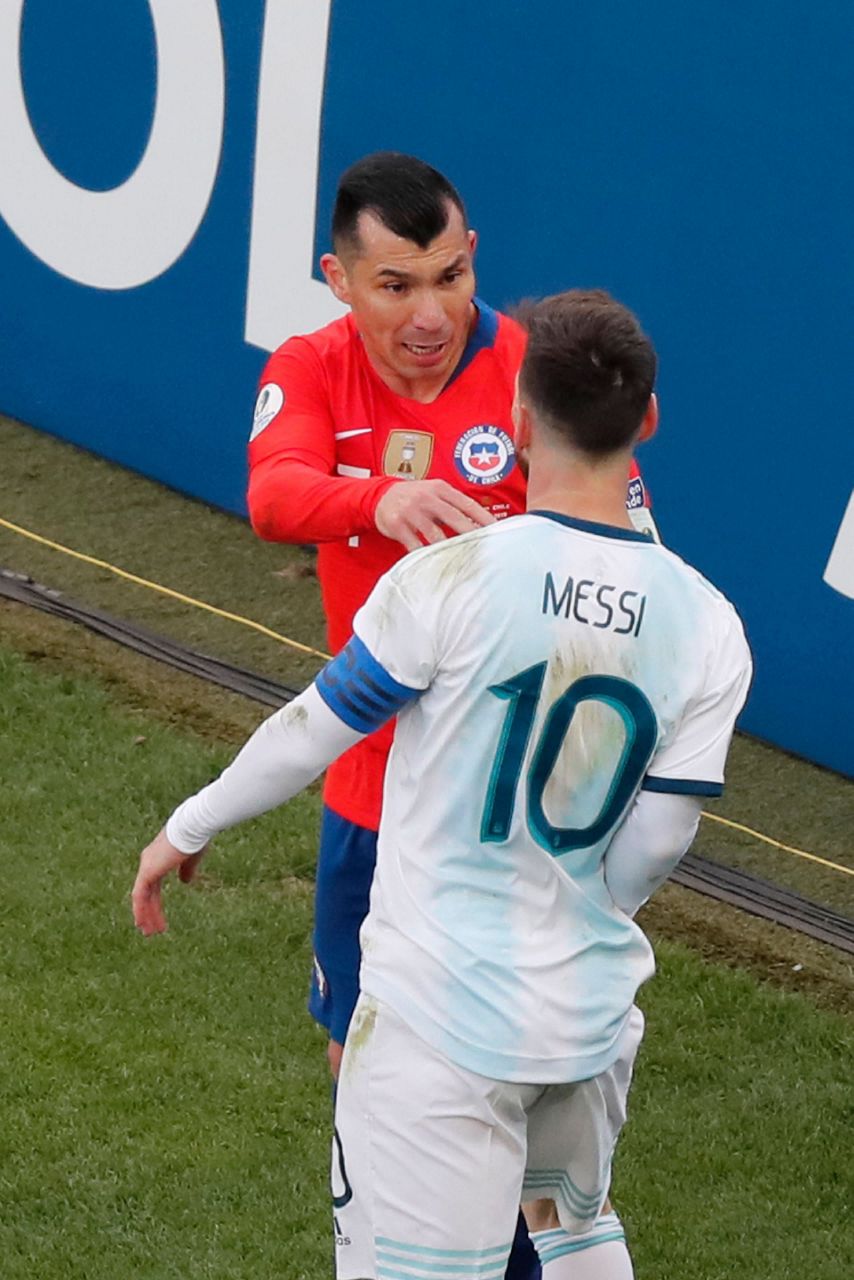Messi sent off in tense 3rd-place game at Copa América