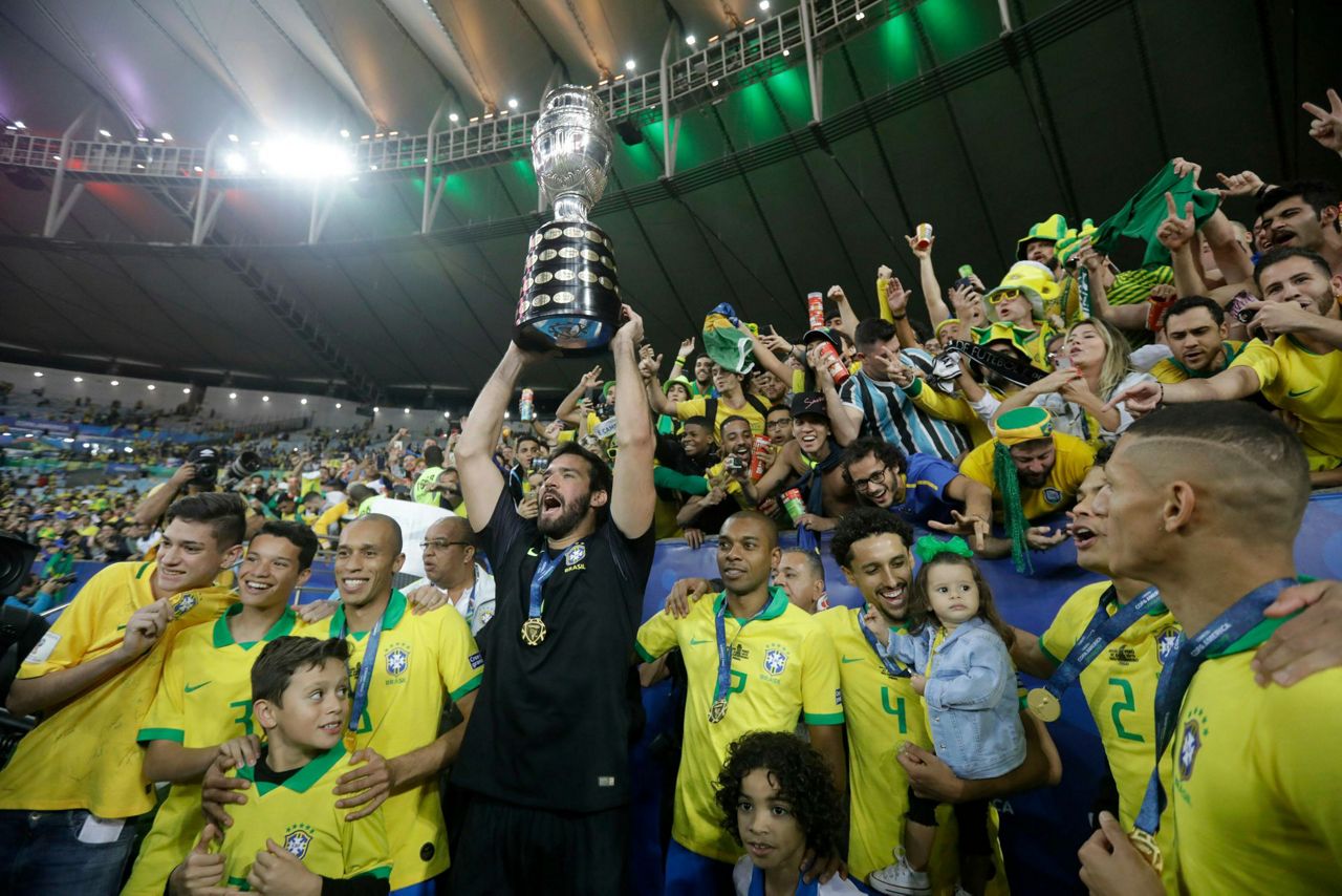 Brazil beats Peru to win 1st Copa América title since 2007