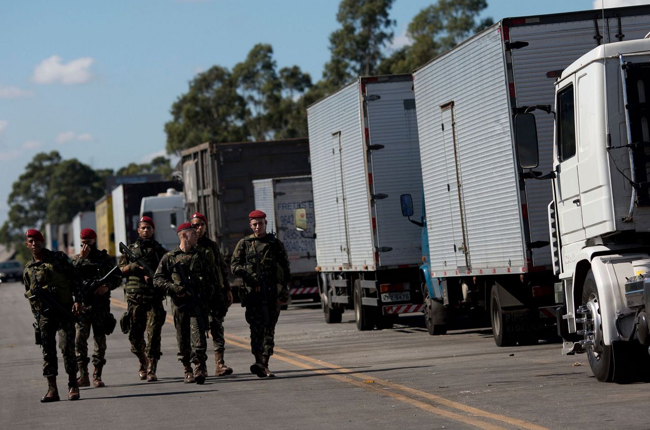 Day 9 of Brazil trucker strike amid some easing of shortages