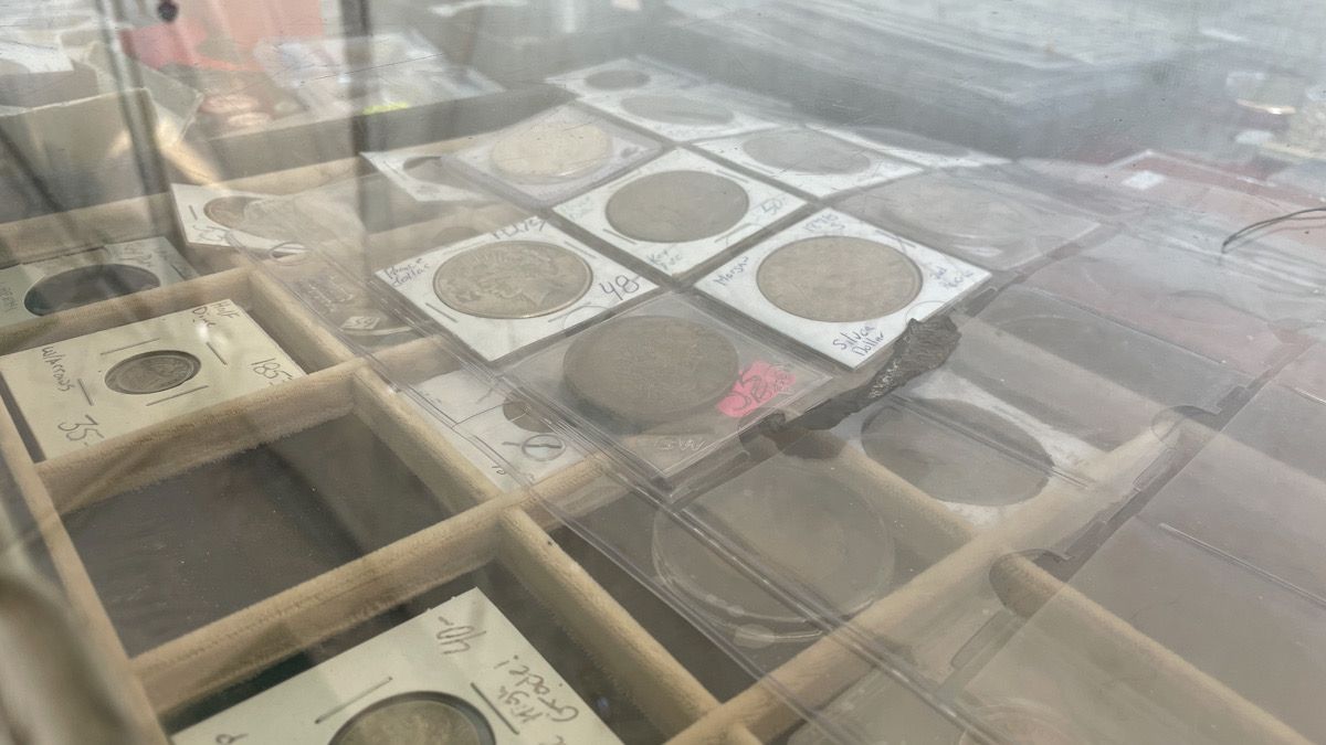 Silver and gold featured at Brimfield Flea Market