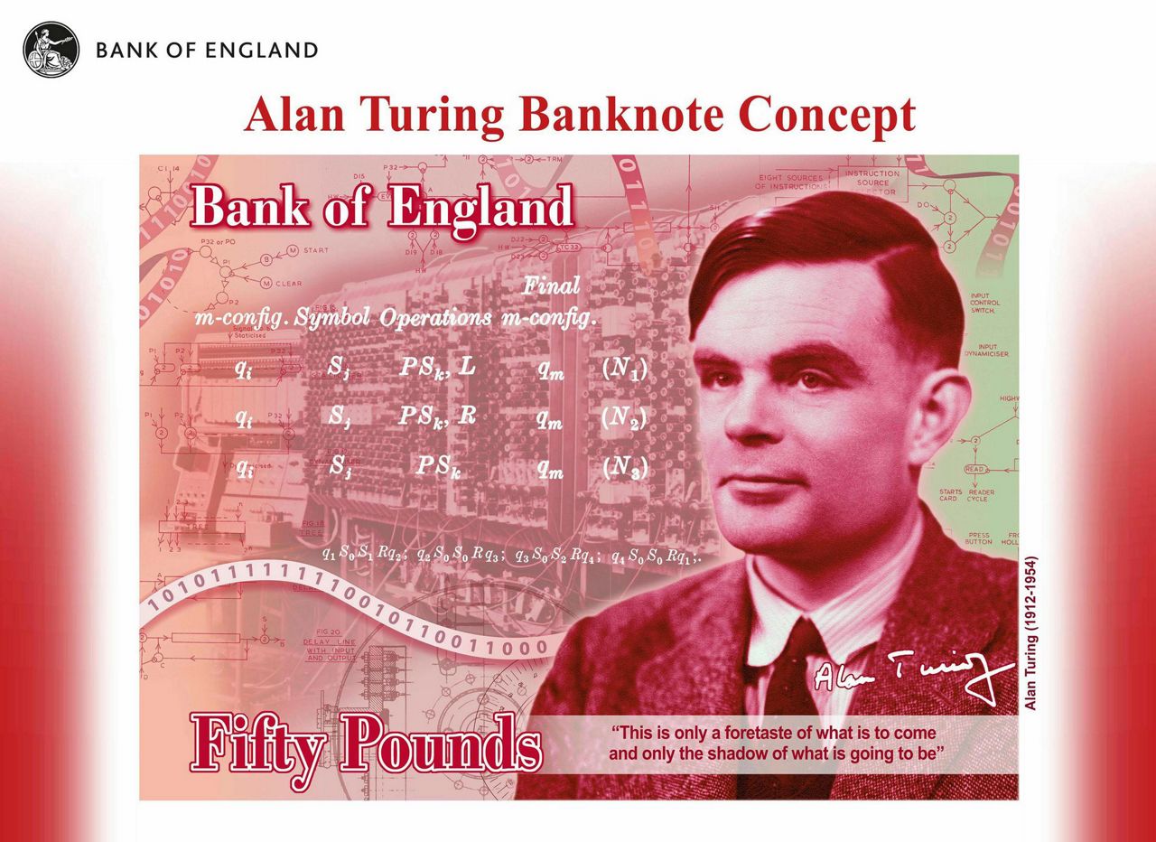 Codebreaker Alan Turing to be face of new British banknote