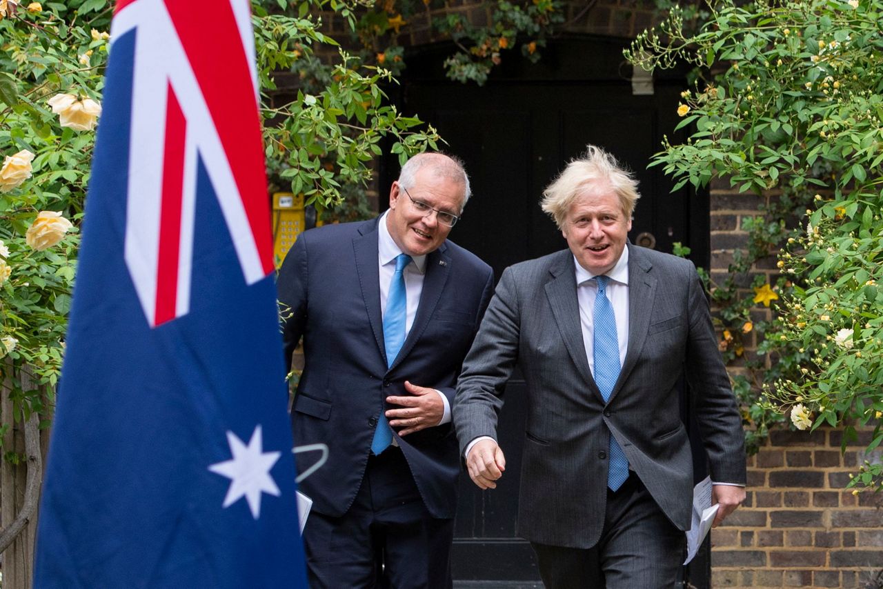Australia says it's reached a free trade deal with Britain