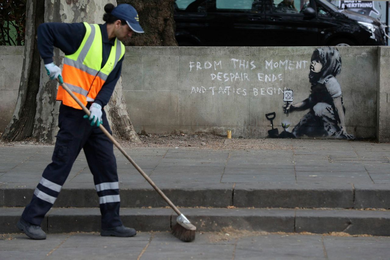 London council wants to know if climate mural is by Banksy