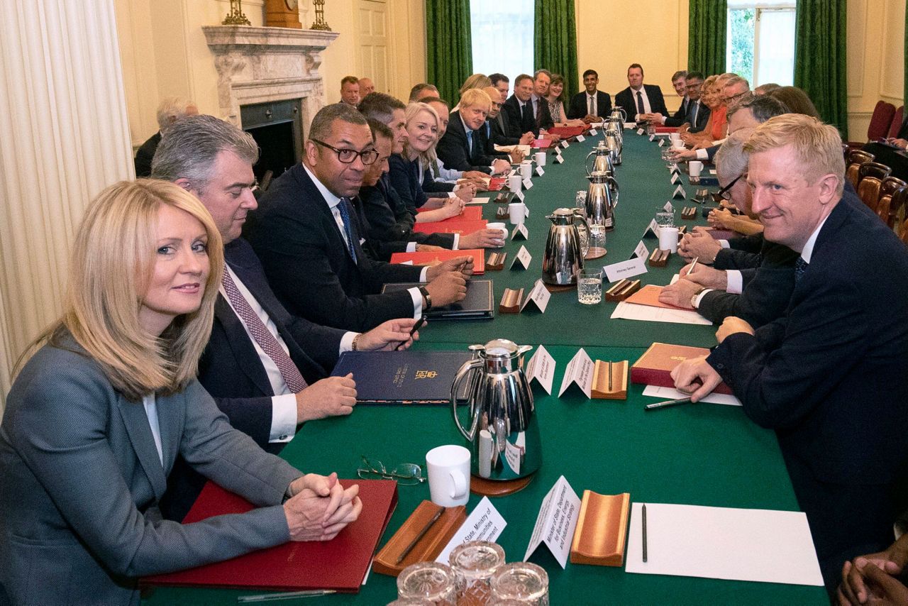 Johnson convenes first Cabinet meeting after becoming PM