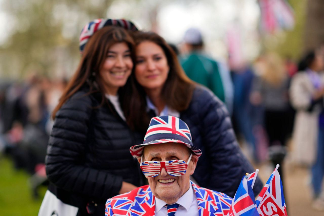 King Charles III surprises crowd outside Buckingham Palace