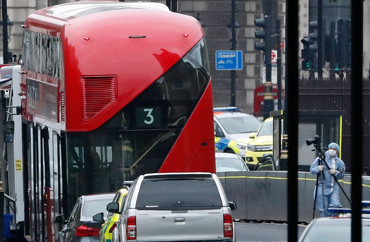 The Latest: No life-threatening injuries in London crash