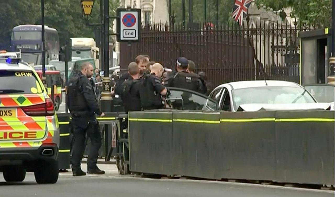 The Latest: No life-threatening injuries in London crash