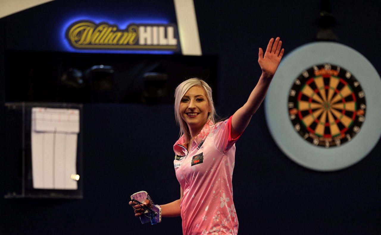 Female darts player makes history at world championship