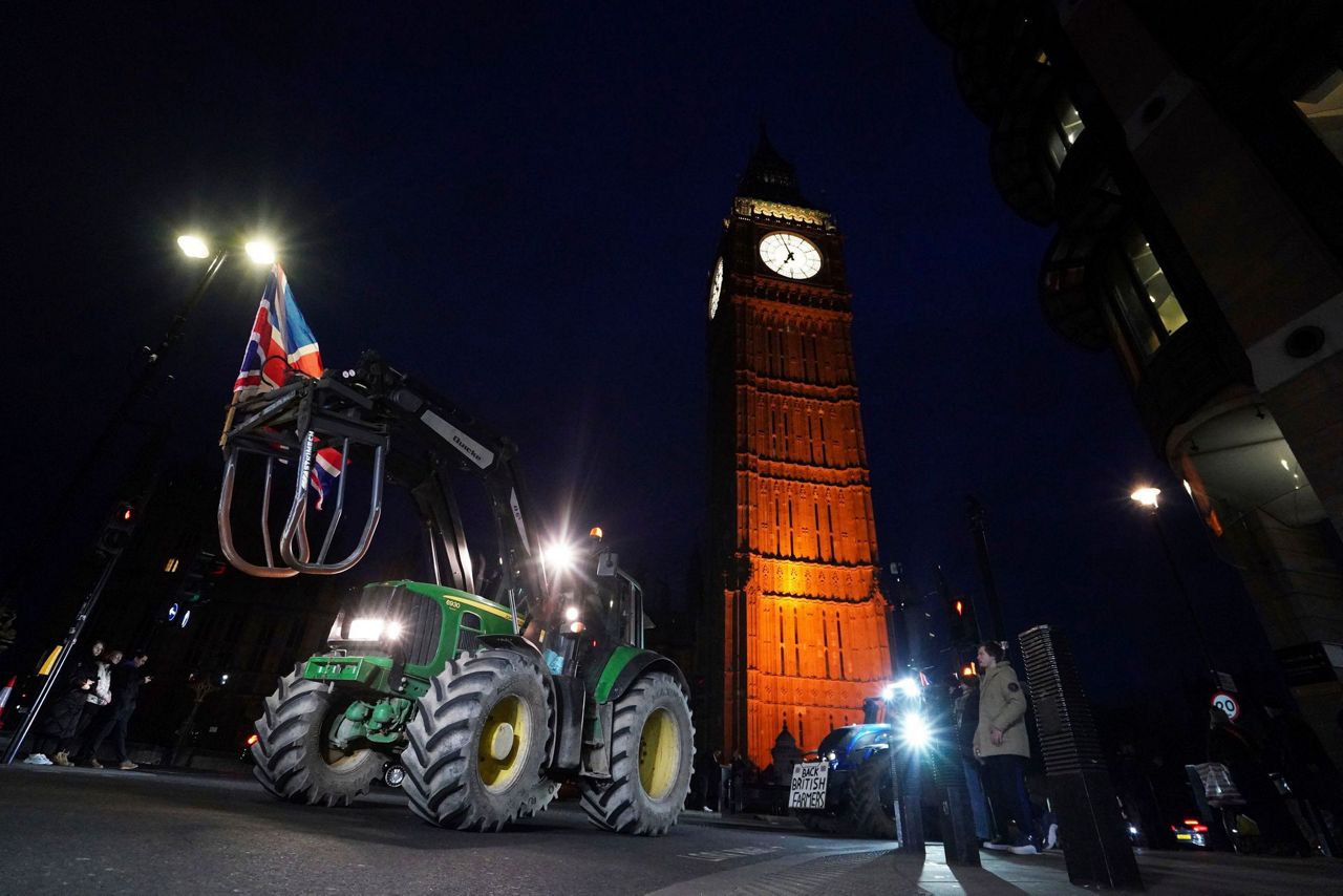 UK farmers in tractors head to Parliament to protest rules they say ...