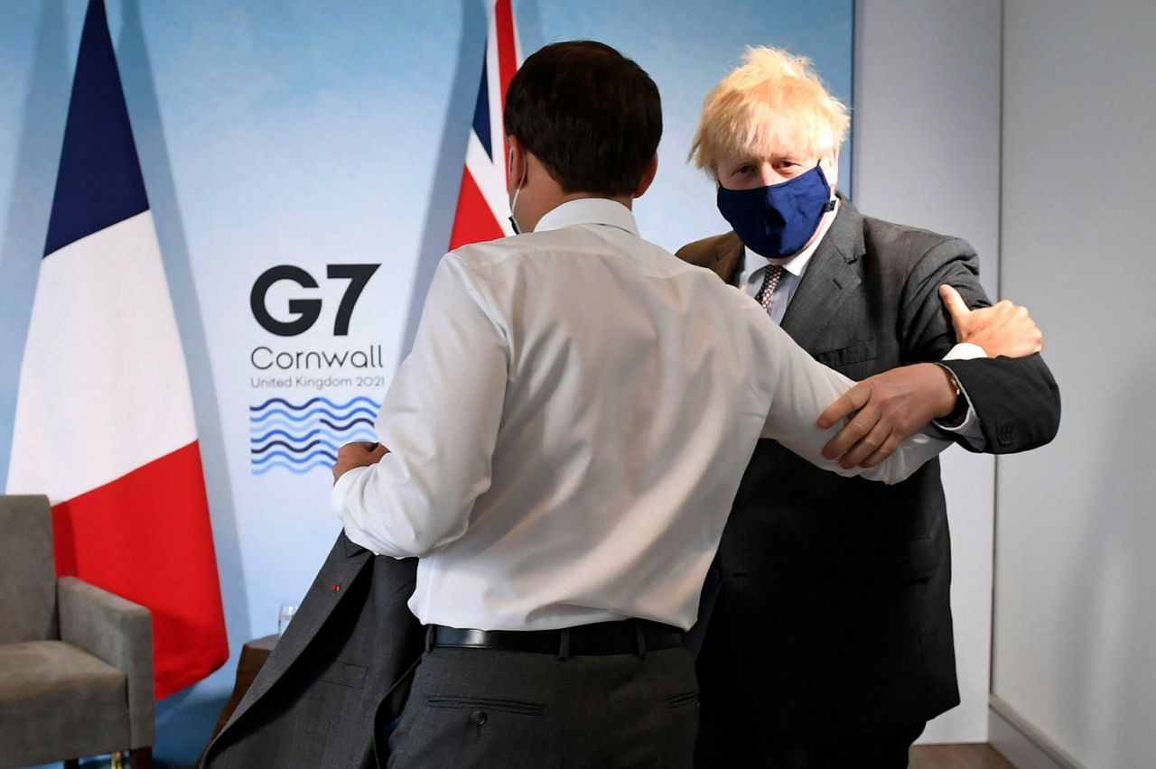 UK-EU Brexit spat over N Ireland clouds G7 leaders summit