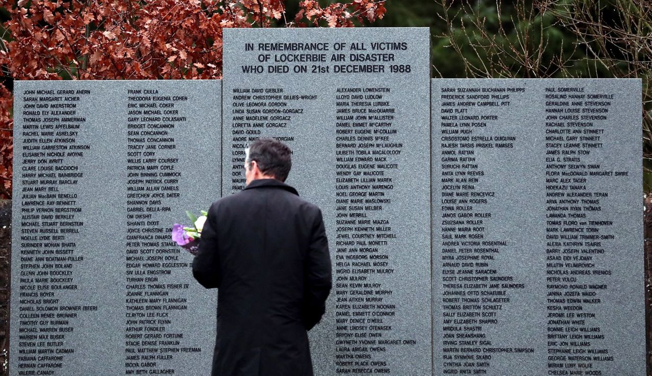 Lockerbie bombing victims remembered on 30th anniversary