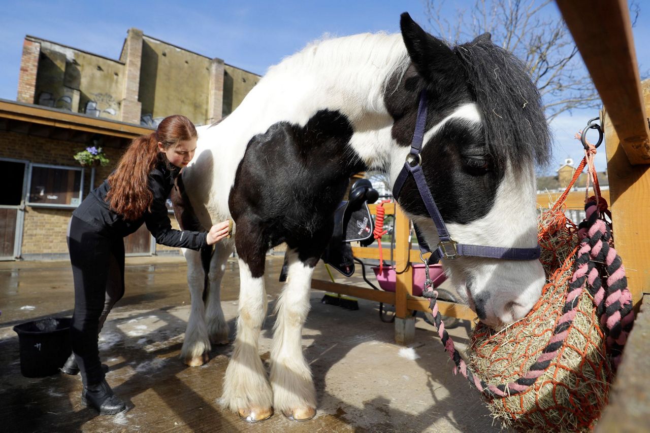 AP PHOTOS: London riding club inspires children to saddle up