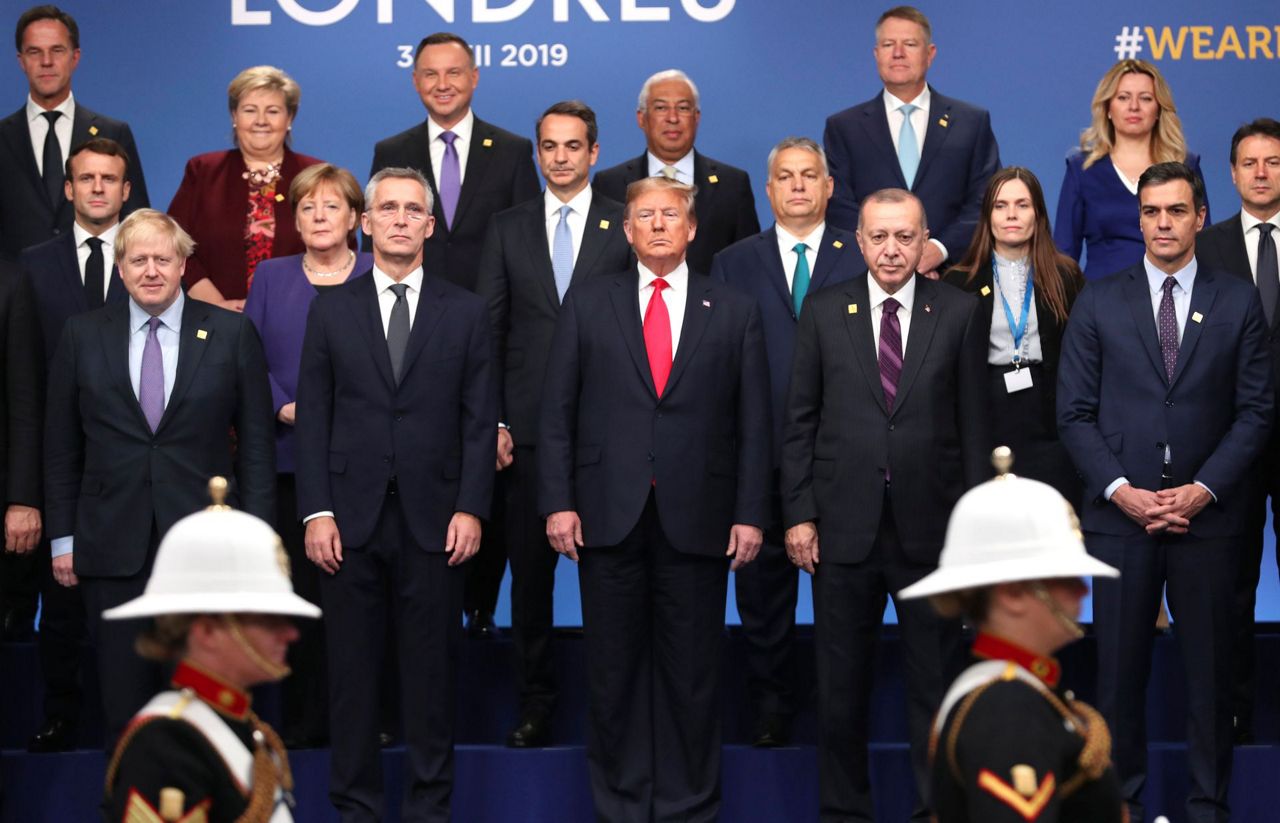 NATO leaders gather as infighting roils military alliance