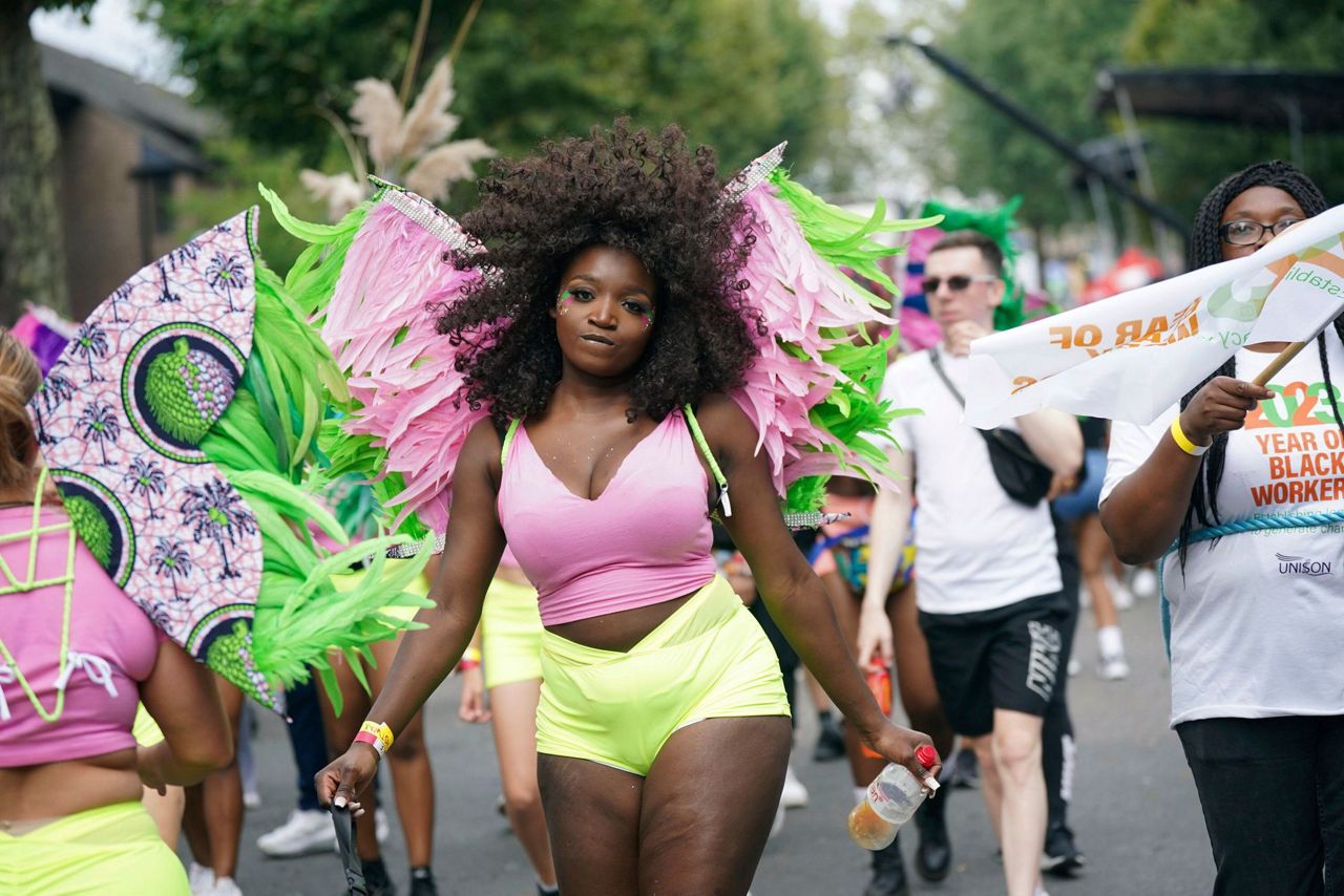 Revelers pack London streets as Notting Hill Carnival celebrates ...