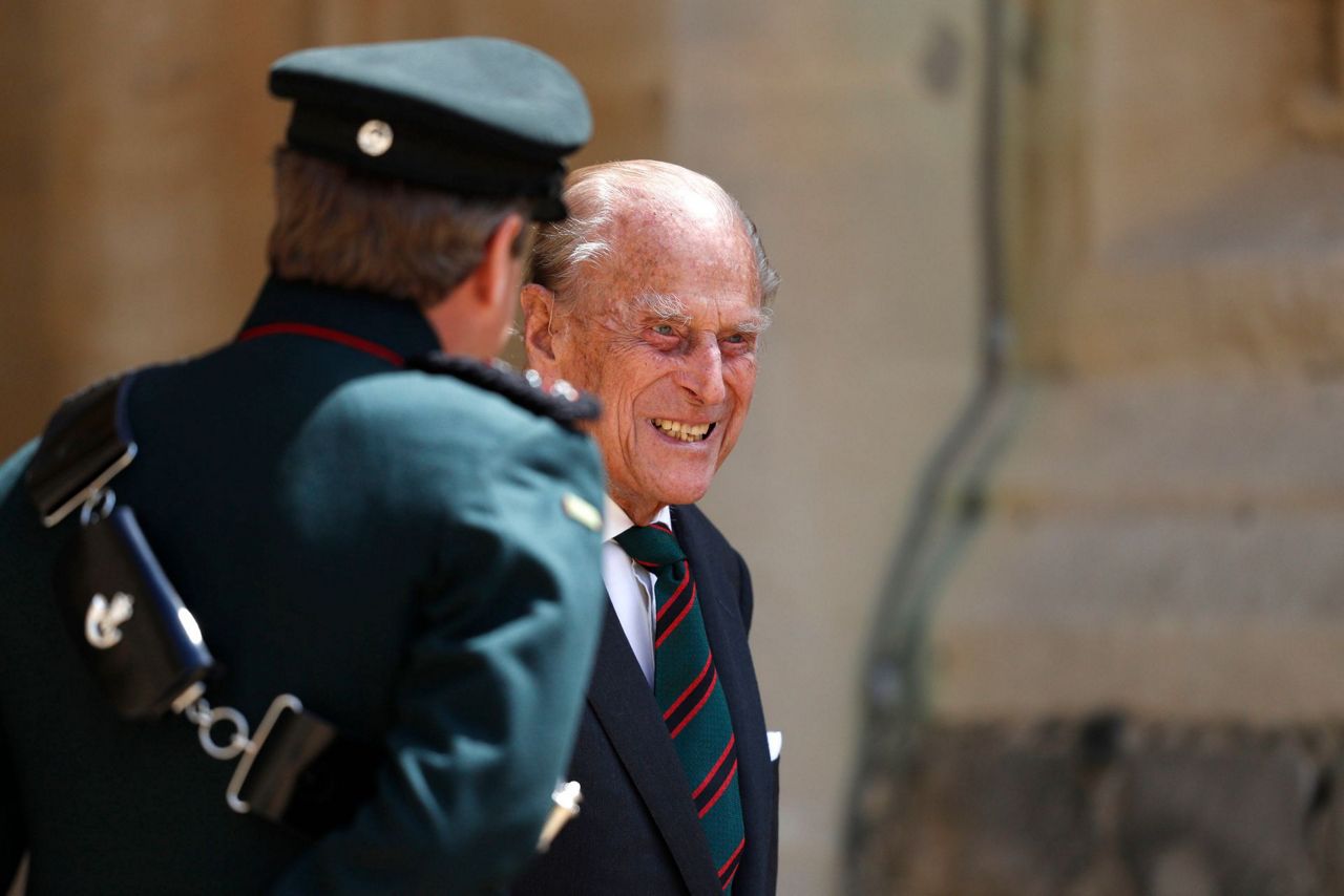 Britain's Prince Philip, 99, makes rare public appearance