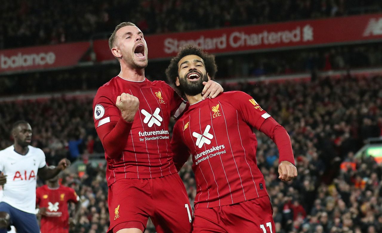 Liverpool recovers to beat Tottenham 2-1, takes 6-point lead