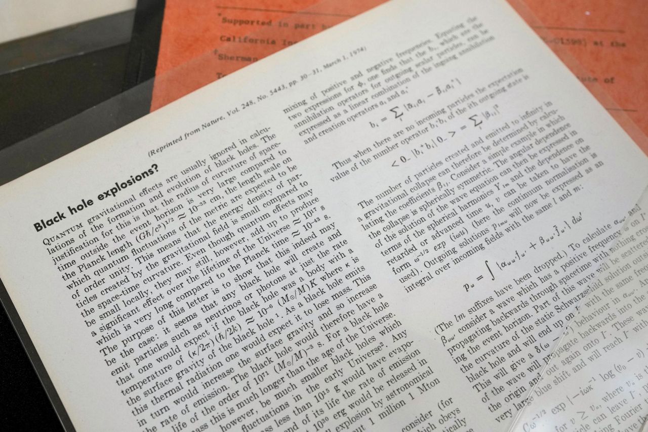 Stephen Hawking's archive, office acquired for UK public