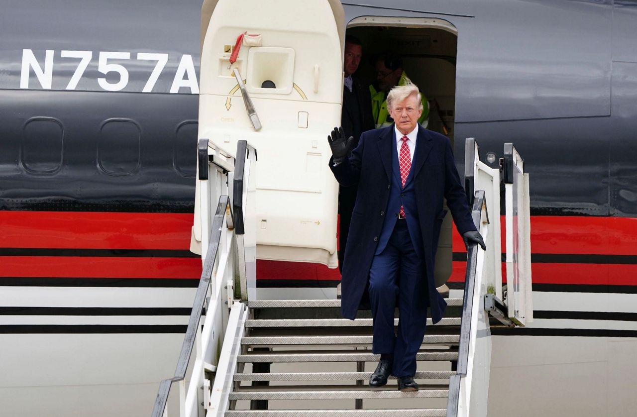 Donald Trump travels to Scotland to open golf course