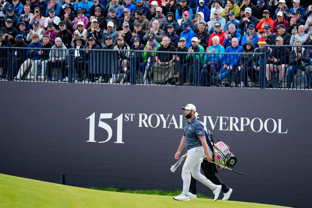 Rahm back in contention after Royal Liverpool course record 63 at ...