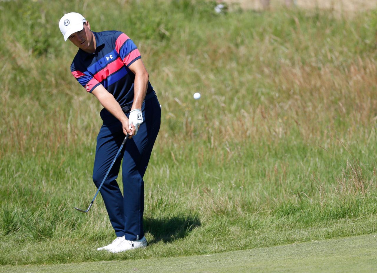 The Latest: Balmy conditions for final round of British Open