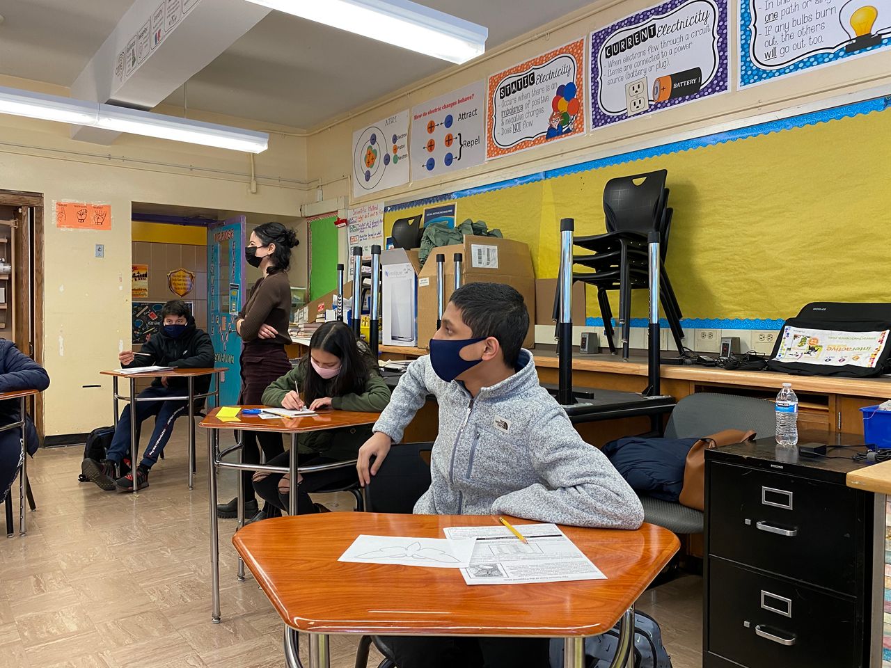 Inside a Brooklyn Middle School, a Year After COVID-19 Hit