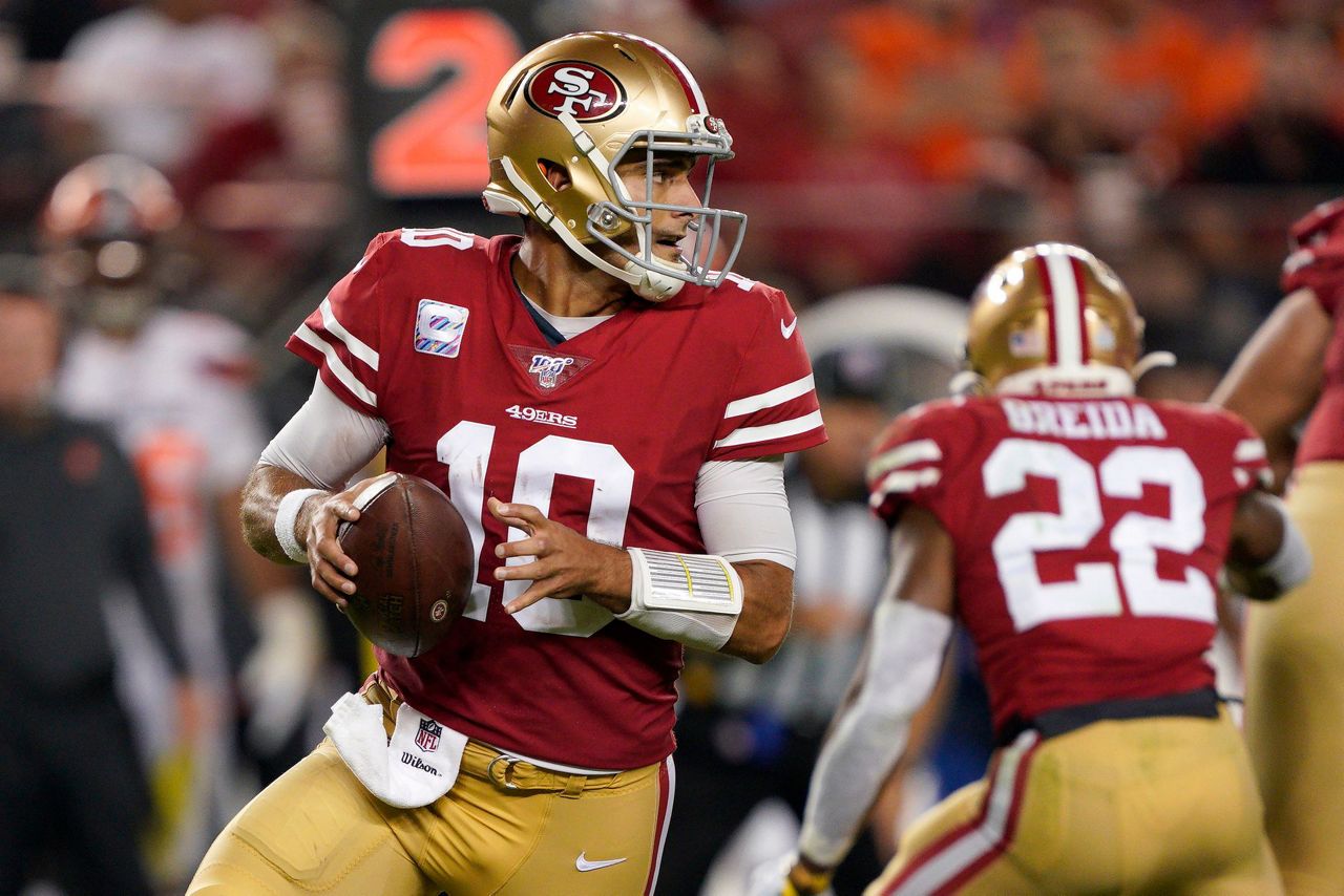 Niners quarterback Jimmy Garoppolo just wins
