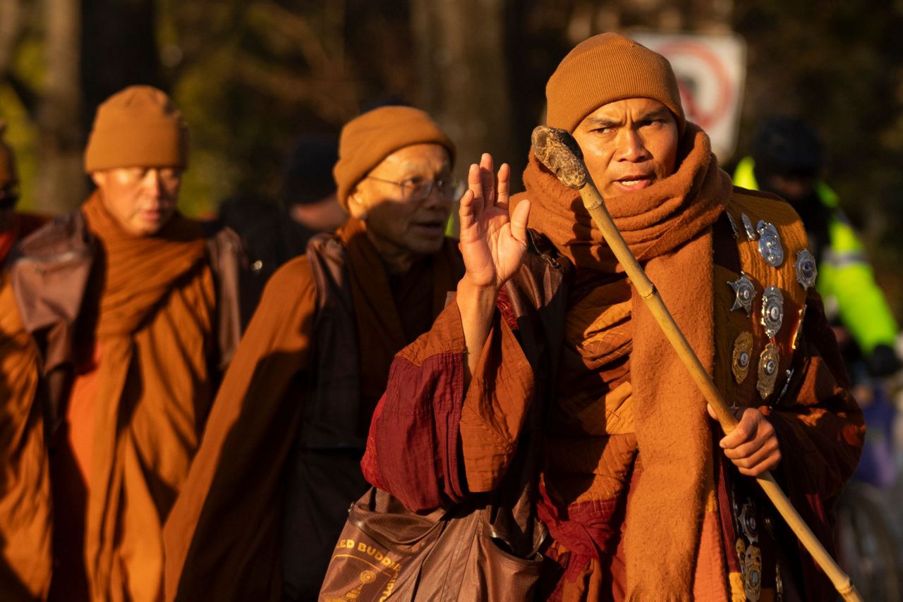 Buddhist monks head to DC to finish a ‘Walk for Peace’ that captivated ...