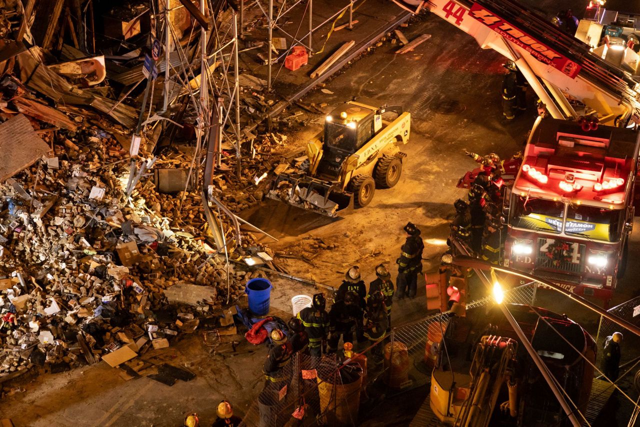 Corner collapses at six-story Bronx apartment building, leaving ...