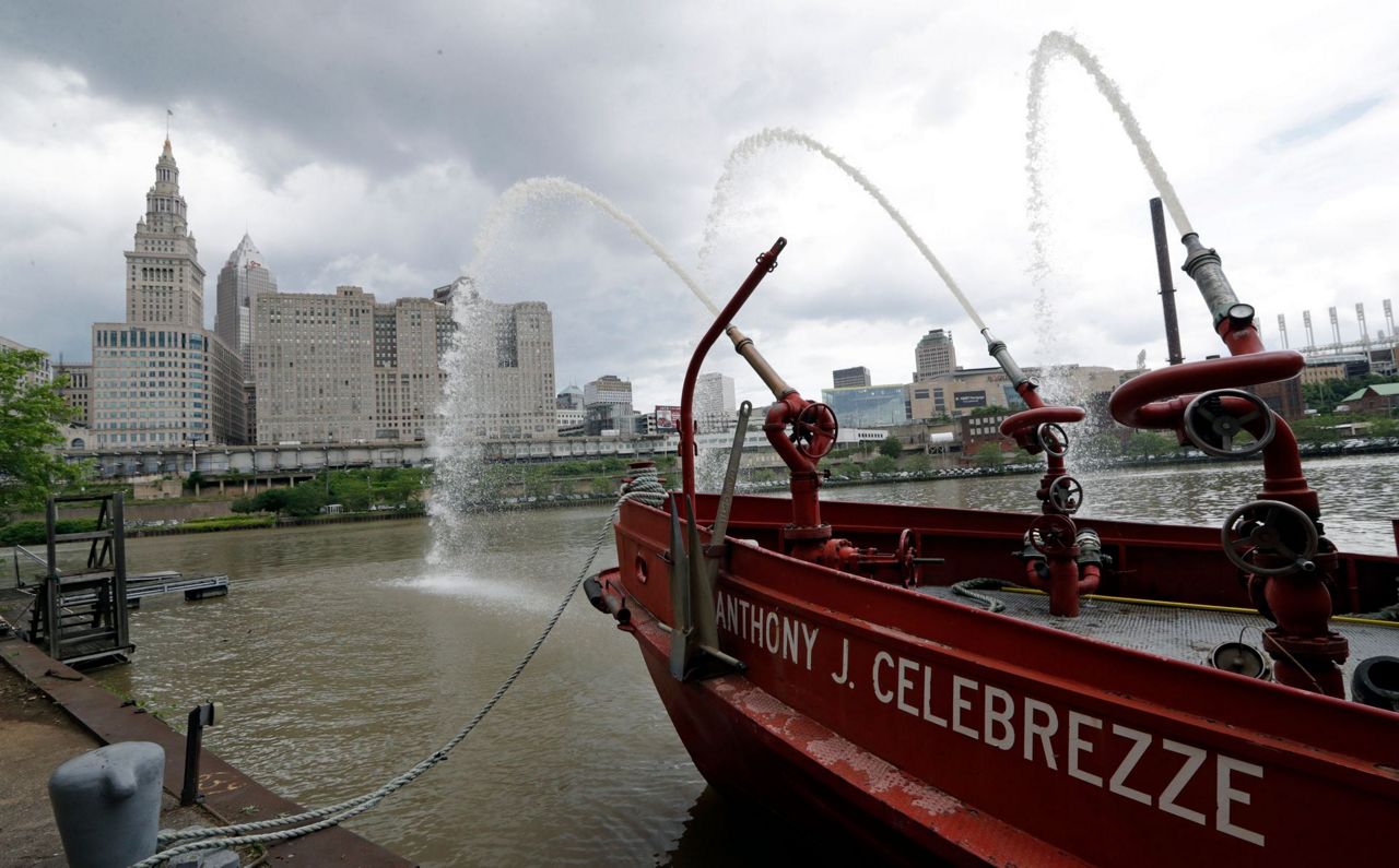 'Burning river' loses sting in Cleveland 50 years after fire