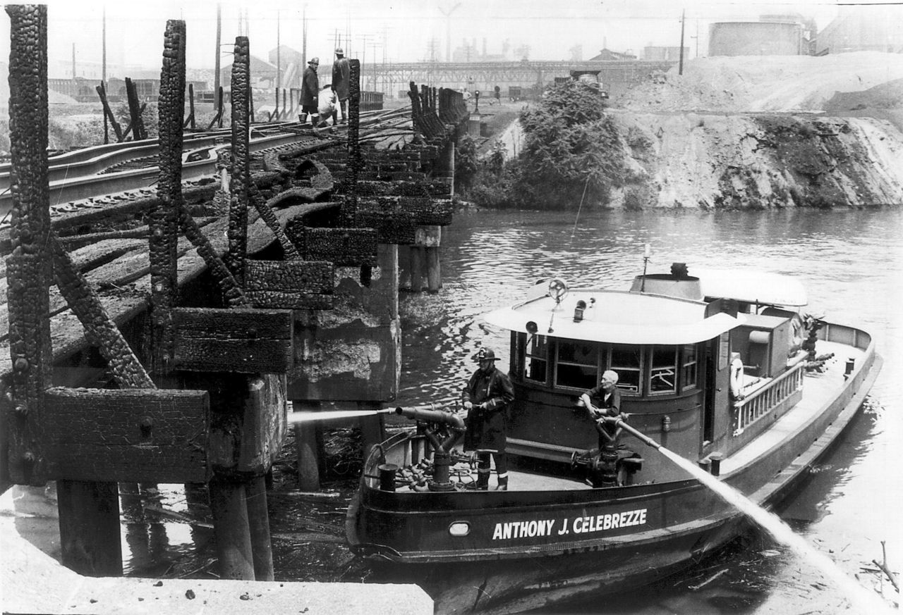 'Burning river' loses sting in Cleveland 50 years after fire