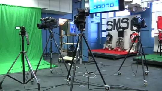 Student Organizes TV Studio Construction at Charlotte High School