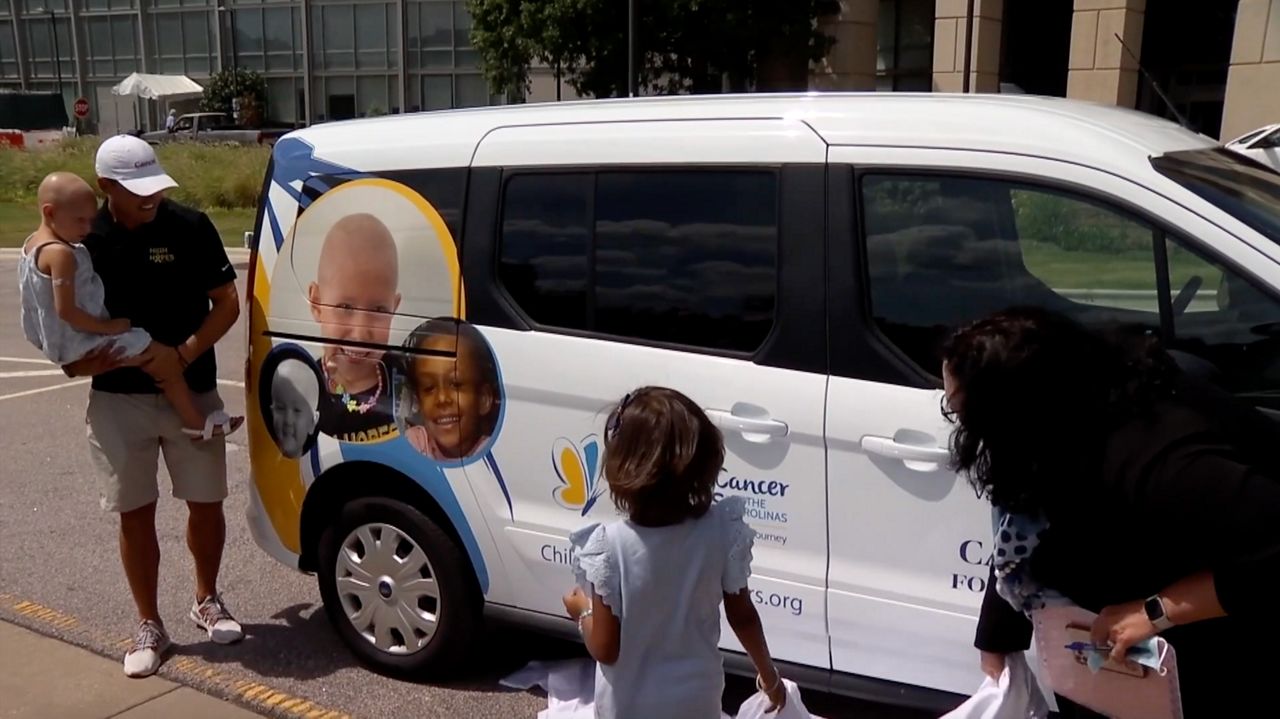 Pediatric cancer nonprofit unveils family assistance van