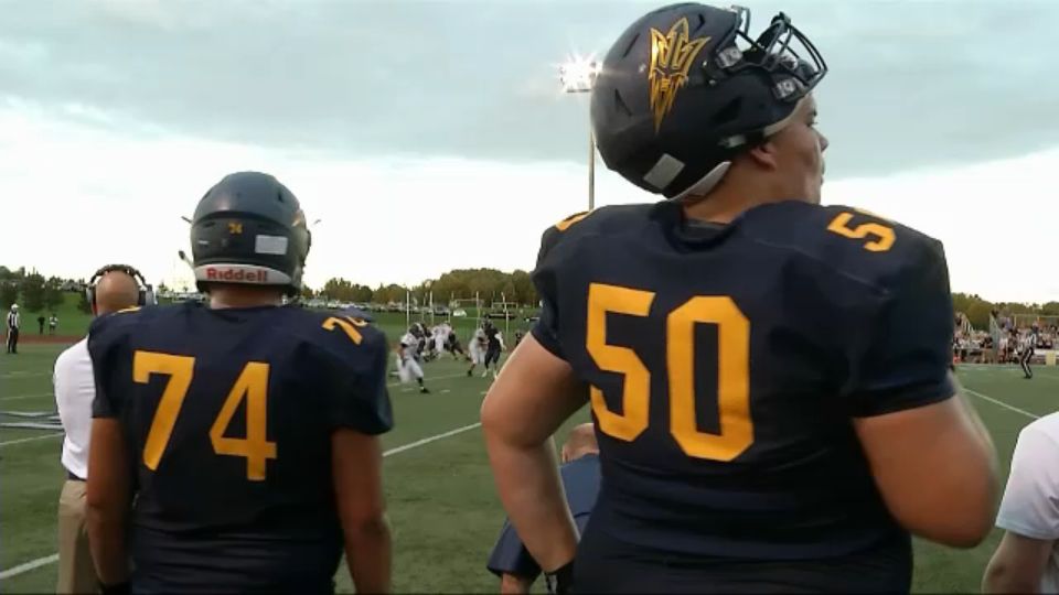 Brothers start together for Victor football
