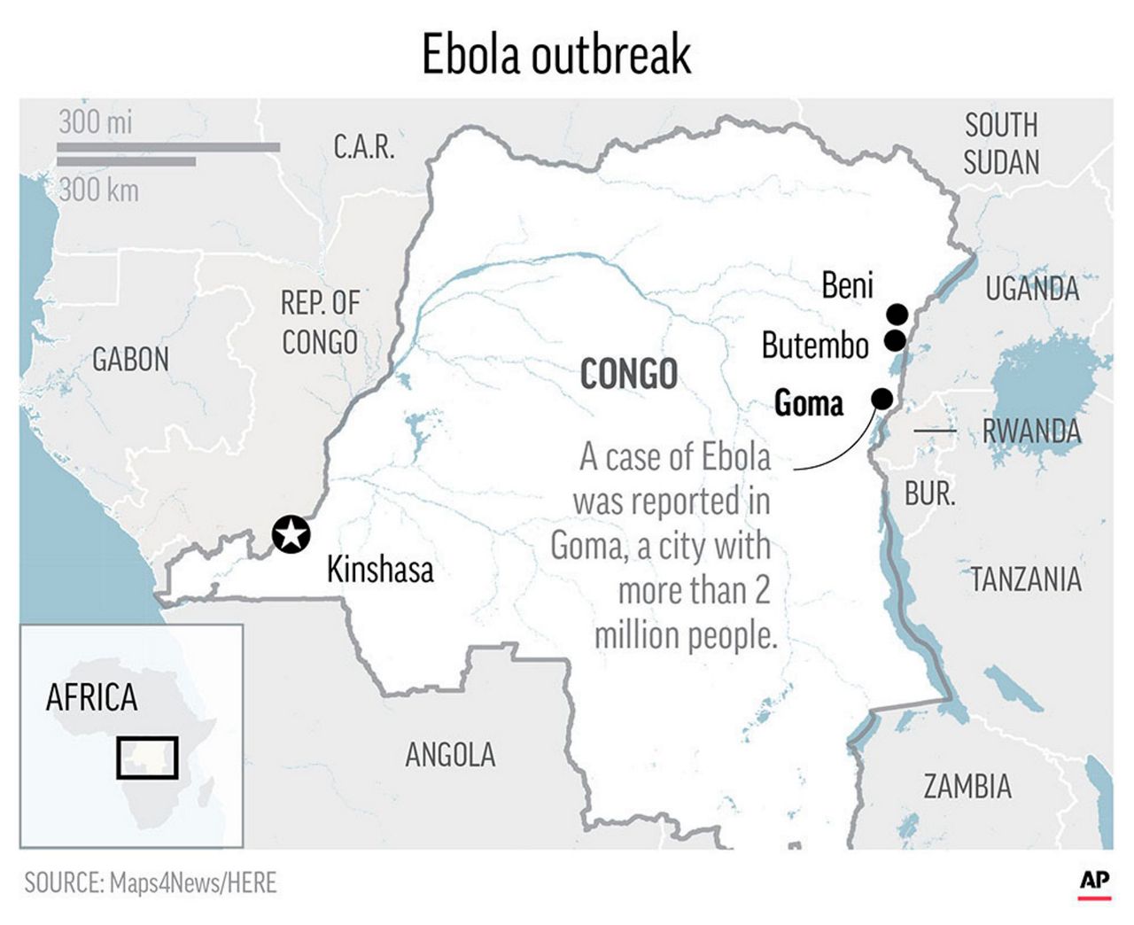 Ebola outbreak in Congo declared a global health emergency