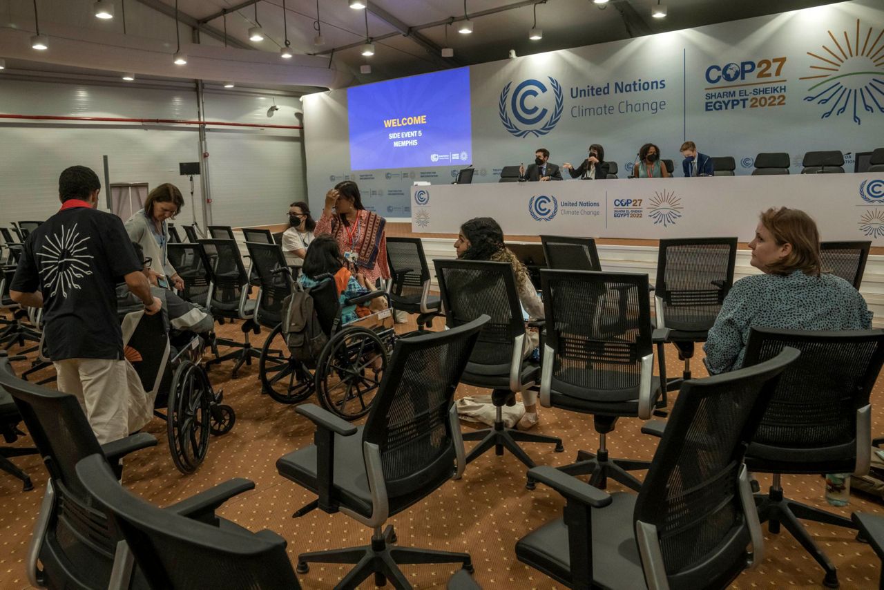 People with disabilities raise voices at climate talks