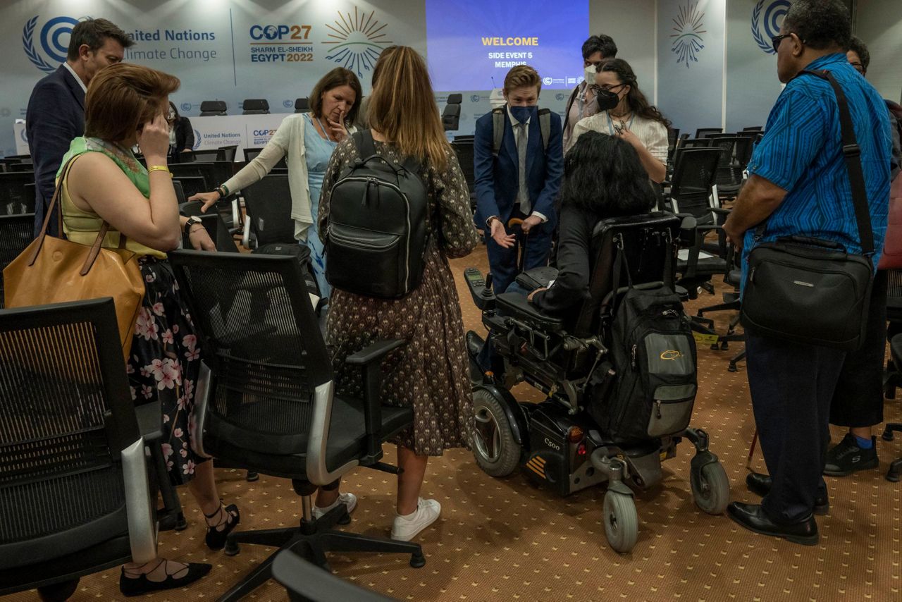 People with disabilities raise voices at climate talks