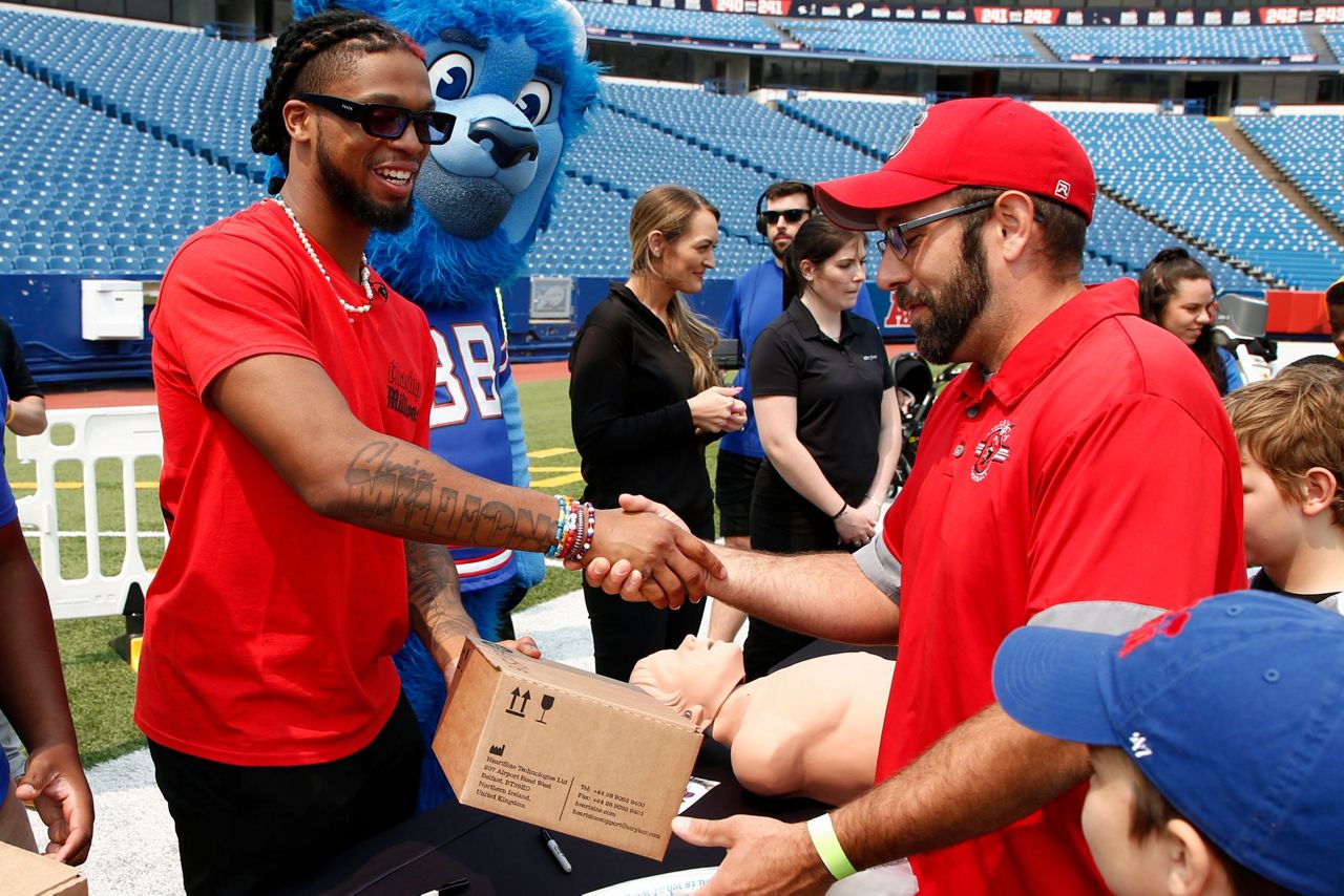 Buffalo safety Damar Hamlin launches CPR Tour to raise awareness at ...