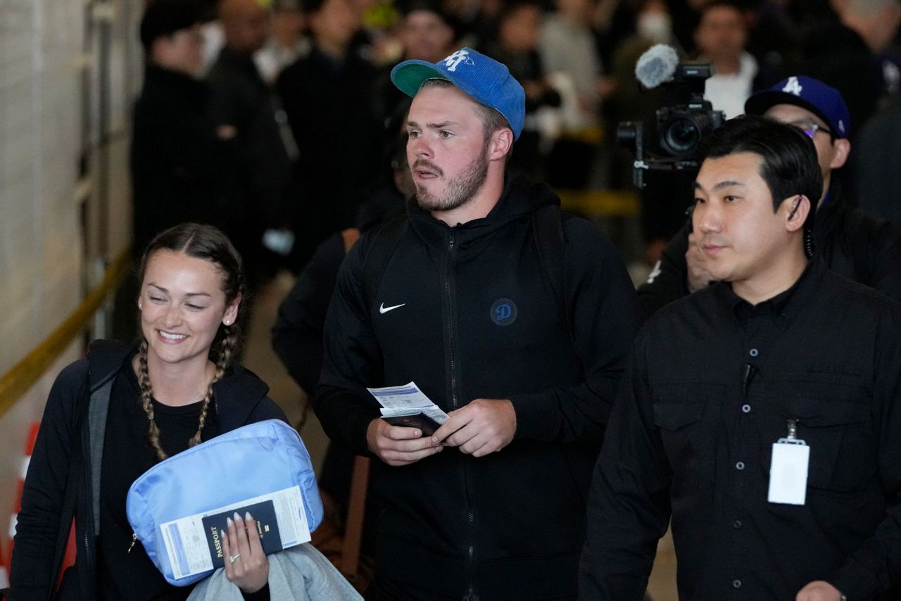 Baseball superstar Ohtani and his wife arrive in South Korea for ...