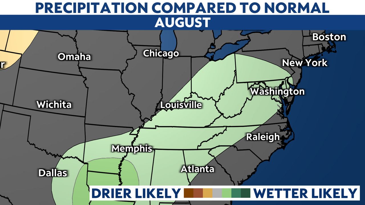 Kentucky receives surplus of rain for first half of summer