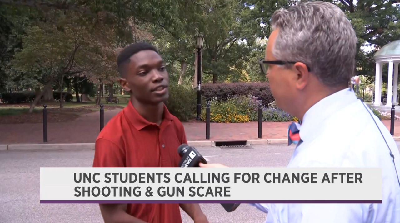 UNC students call for change after shooting and gun scare