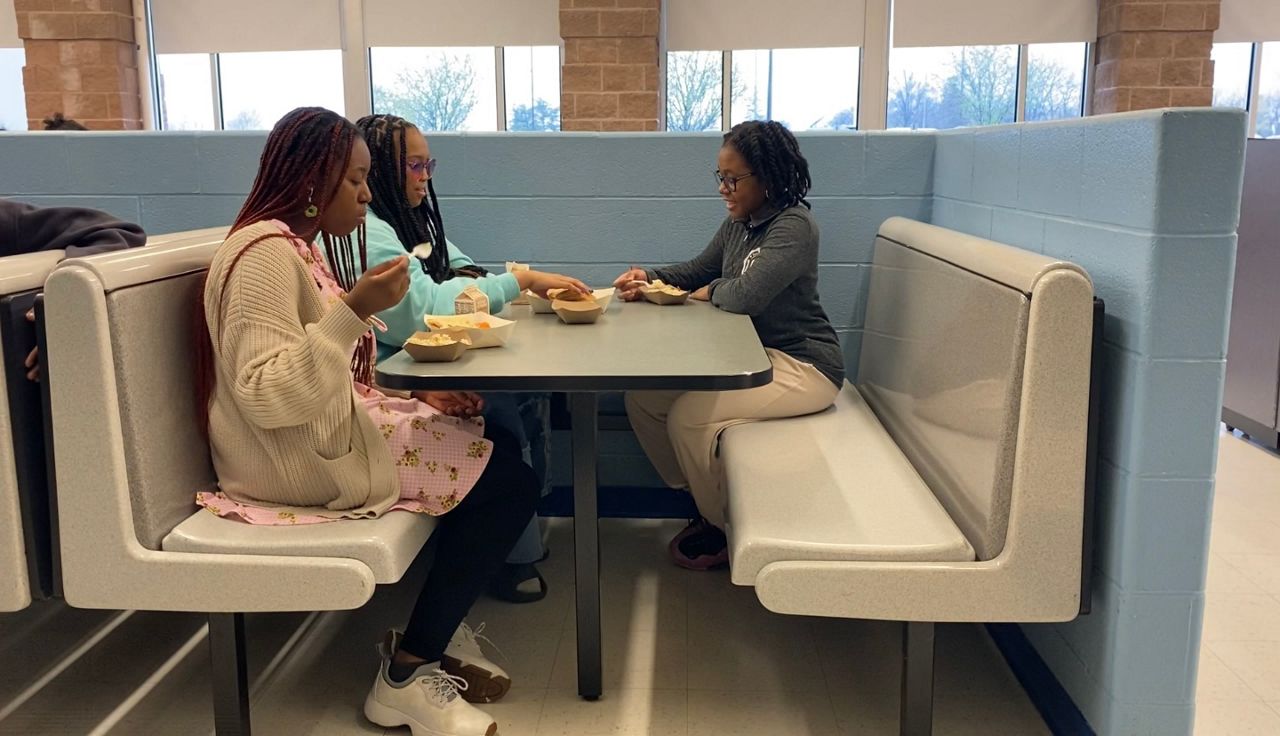 Students enjoy farm fresh meals at Thursday lunch