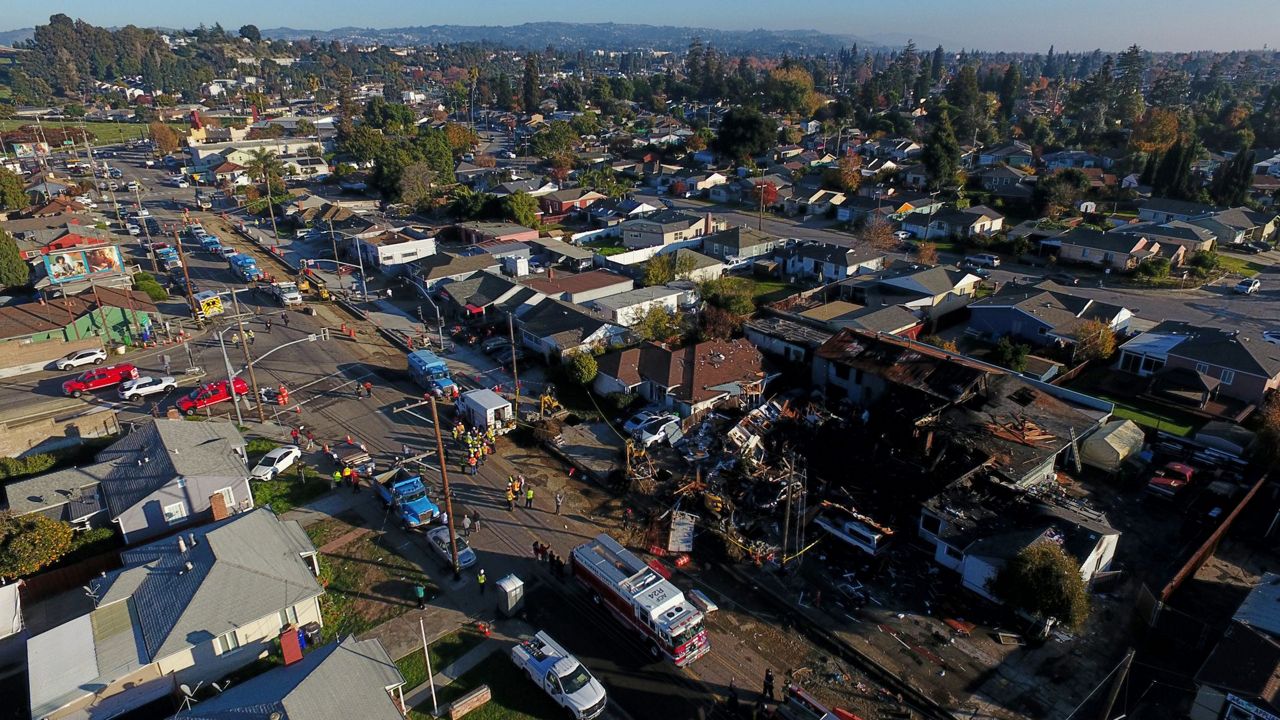 Gas explosion in San Francisco Bay Area damages homes, sends heavy ...