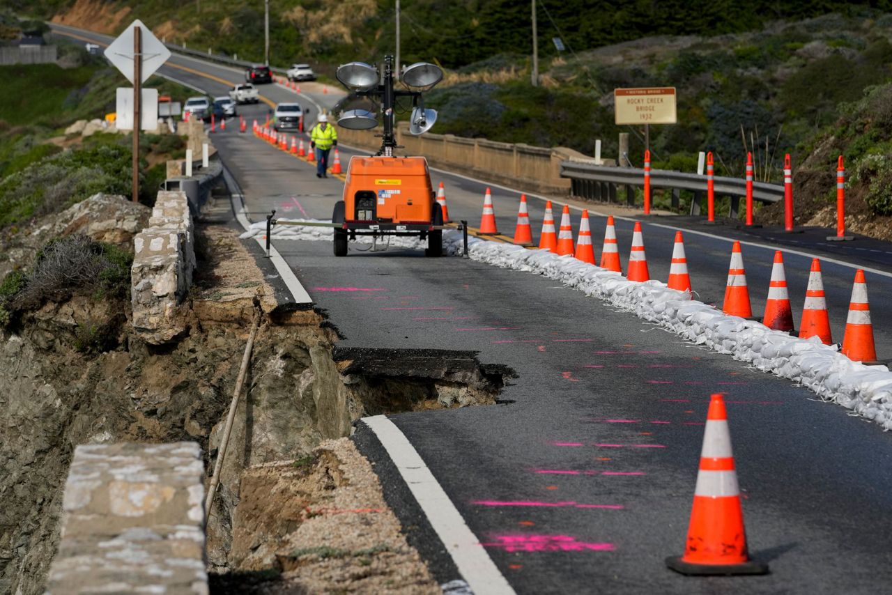 As more storms approach California, stretch of scenic Highway 1 that ...