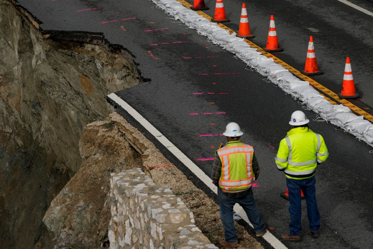 As more storms approach California, stretch of scenic Highway 1 that ...