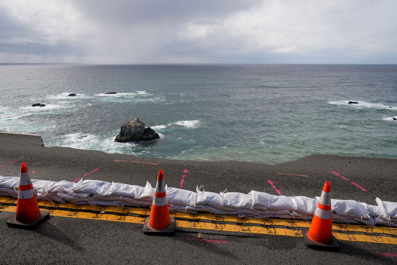 As more storms approach California, stretch of scenic Highway 1 that ...
