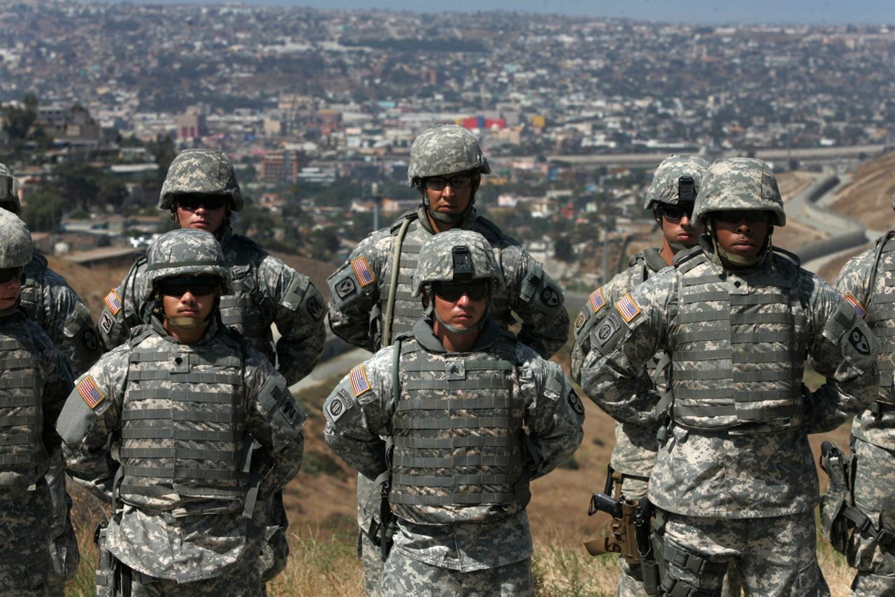 California's National Guard begins Border Patrol training